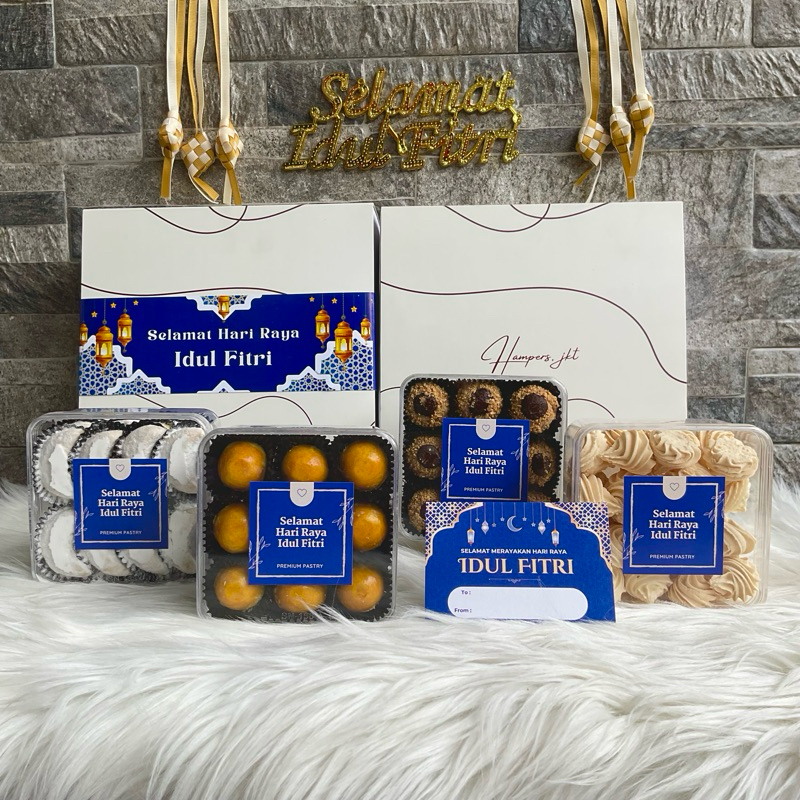 Jual HAMPERS LEBARAN PREMIUM KUE KERING ISI 4 / HAMPERS IDUL FITRI / HAMPERS PAKET PARSEL KUE ...