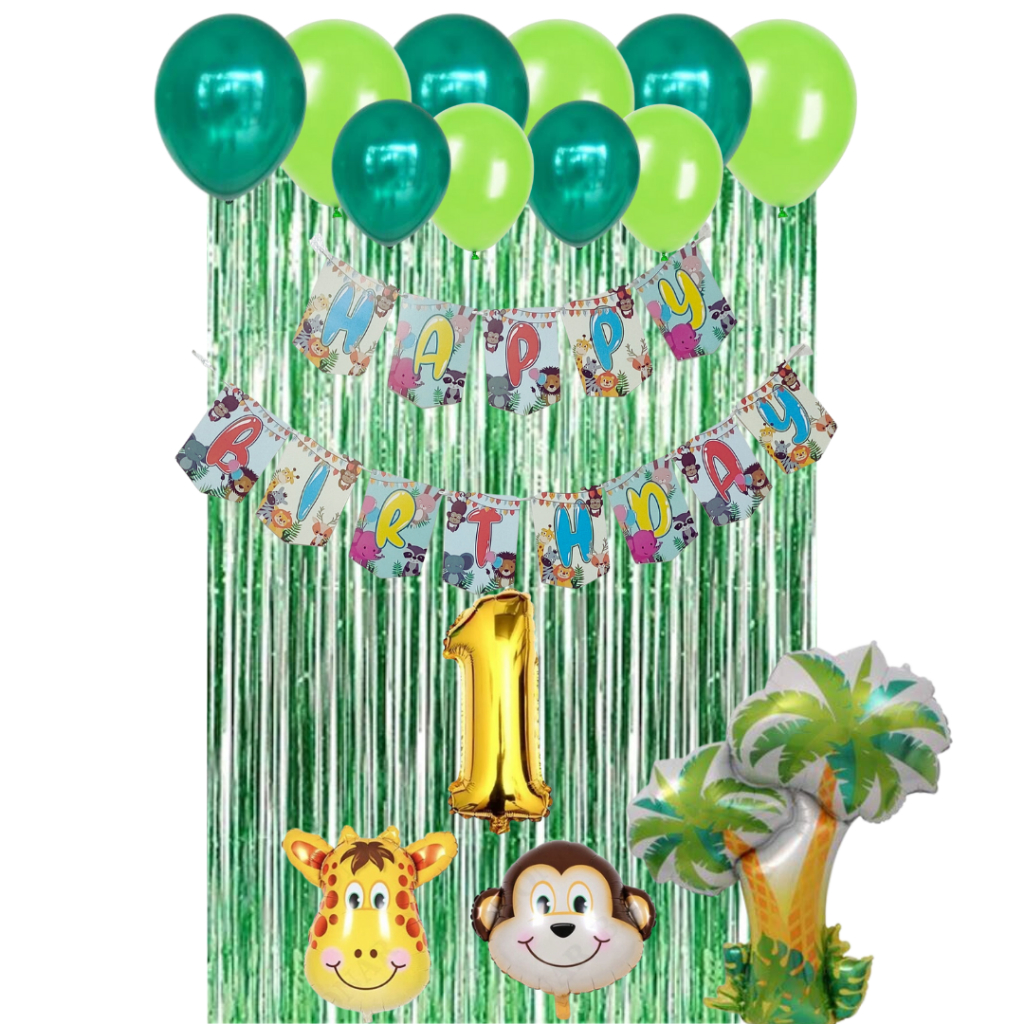 Jual MS.PARTY PAKET BUNDLING ULANG TAHUN TEMA ZOO / DEKORASI ULANG ...