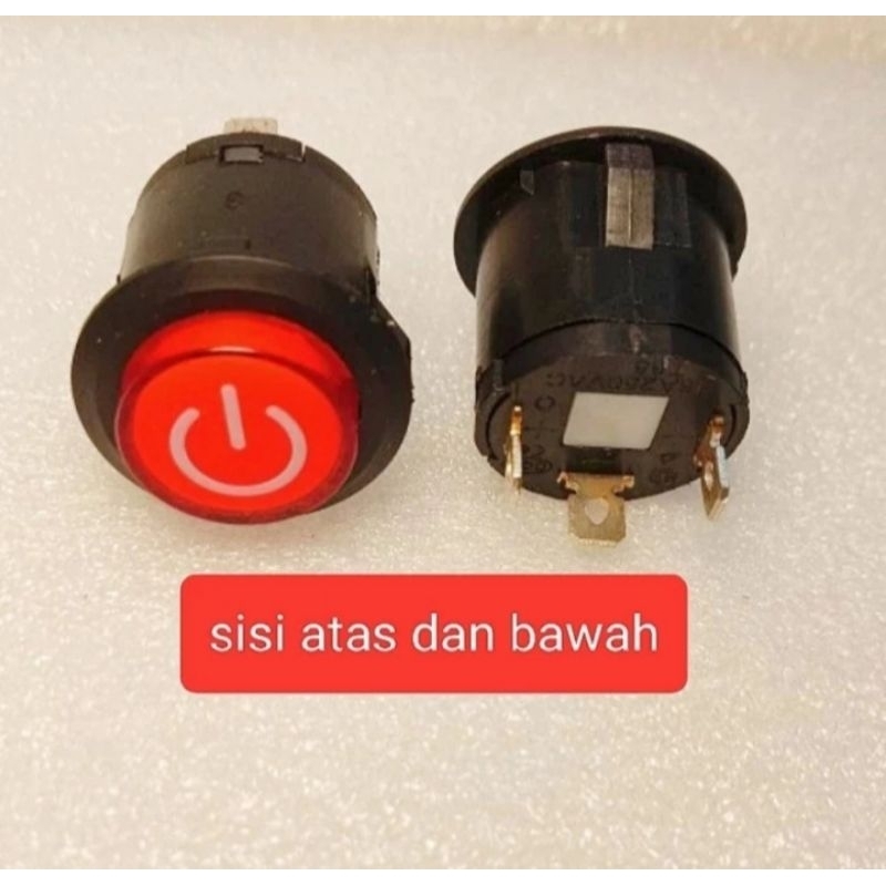 Jual TOMBOL ON OFF 3 PIN MOBIL MAINAN AKI / TOGGLE ON OFF 12V | Shopee ...