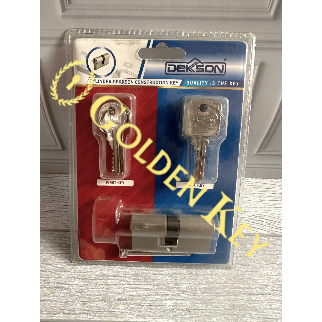 Jual Construction Key Set 62 MM Cylinder Silinder Kunci Pintu Dekson ...