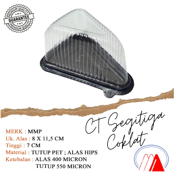 Jual (ISI 50) Mika Kue Bentuk Segitiga/Mika Kue CT Triangle/Mika Kue ...