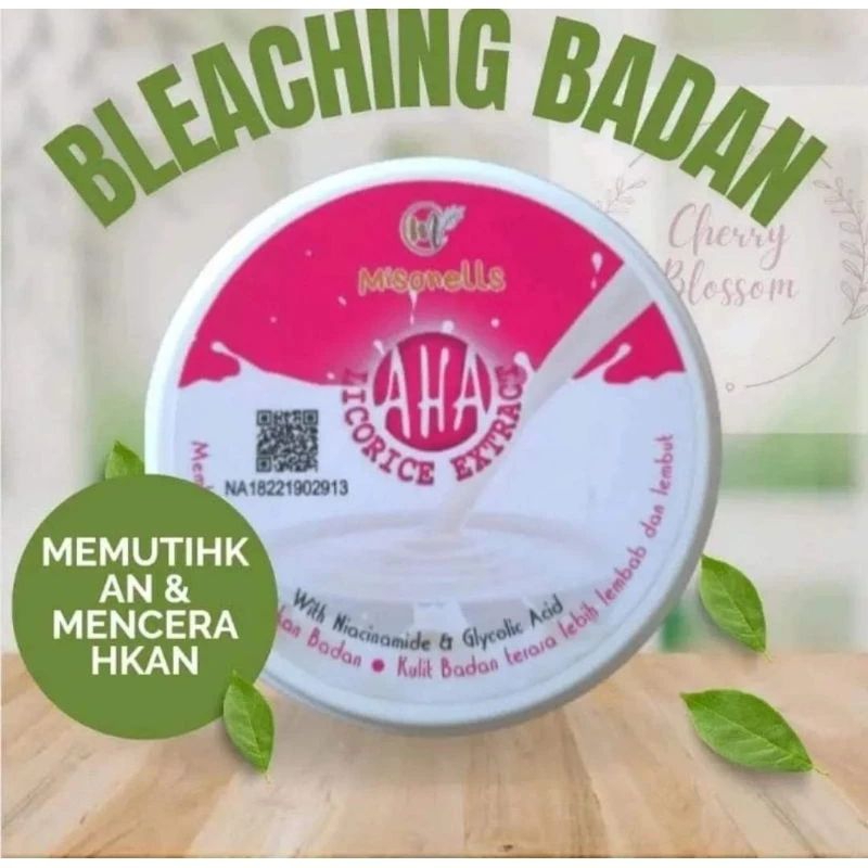 Jual BLEACHING BADAN MISONELLS / BLEACHING MISONELLS AHA BPOM AMAN ...