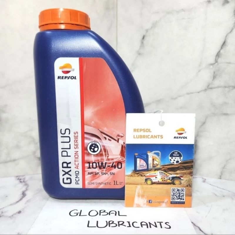 Jual Repsol GXR PLUS/ Elite Injection 10W-40 API SP 1 Liter (Oli Mesin ...