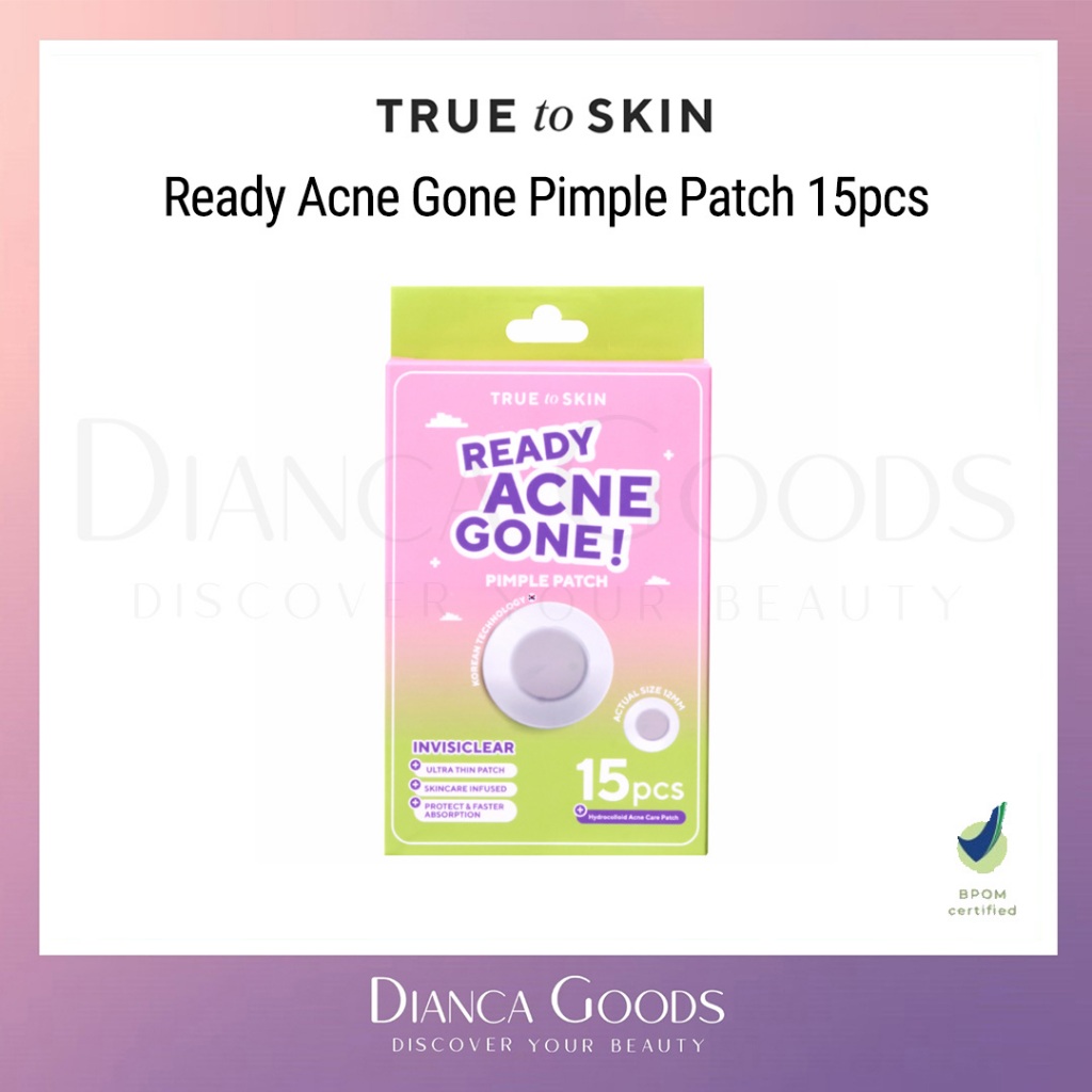 Jual TRUE TO SKIN Ready Acne Gone Pimple Patch 15pcs - Dianca Goods BKL ...
