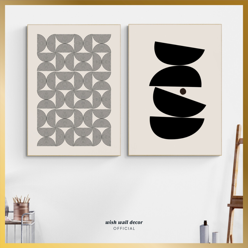 Jual Hiasan Dinding Aesthetic 20x29 cm Ruang Tamu Abstrak Minimalis ...