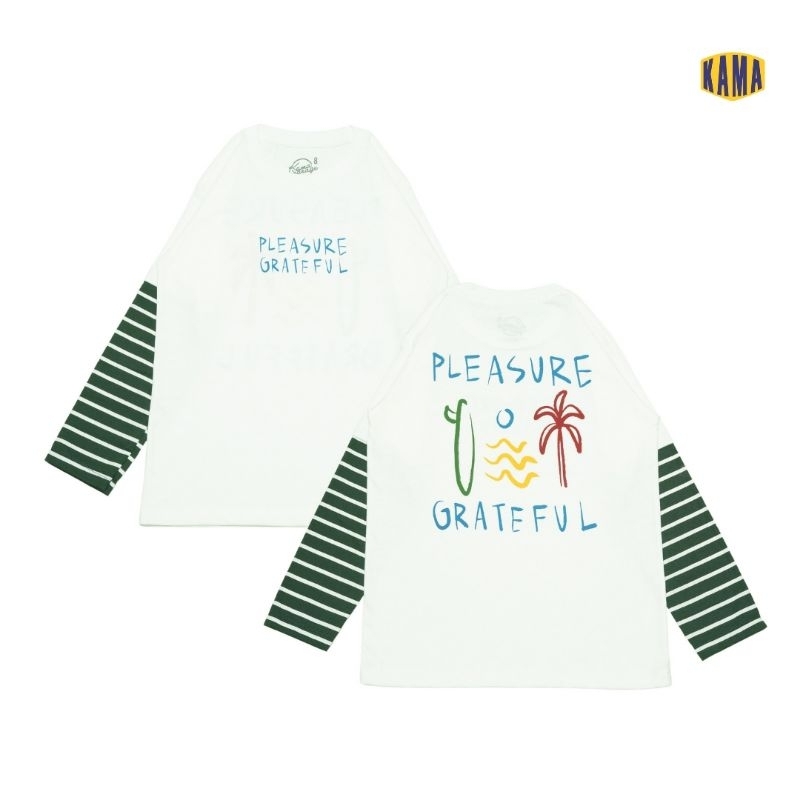 Jual KAMA GARAGE Pleasure Grateful - long sleeve - kaos anak lengan ...