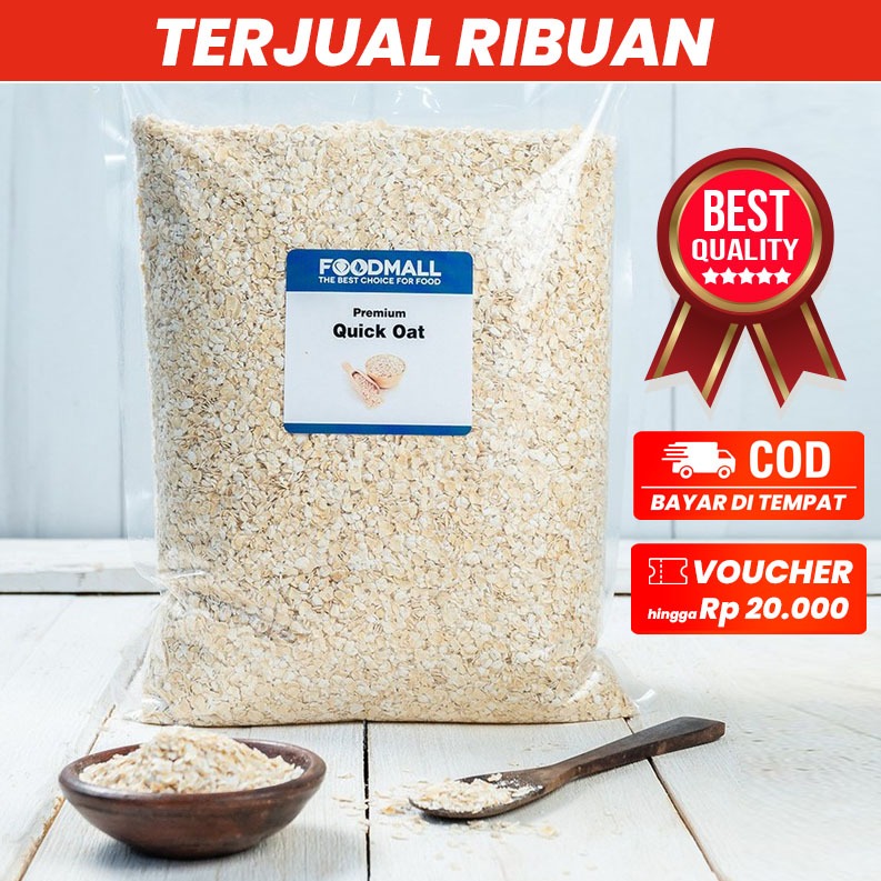 Jual Quick Oat 1 kg / Instant Oat Halus cepat saji | Shopee Indonesia