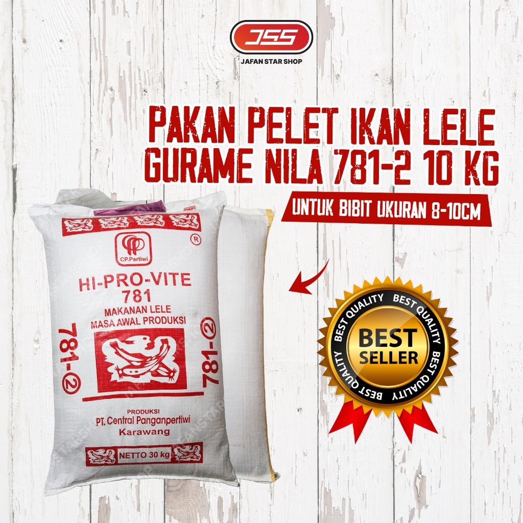 Jual Pakan Pelet Ikan Lele Gurame Nila HI-PRO-VITE 781-2 Untuk Bibit ...