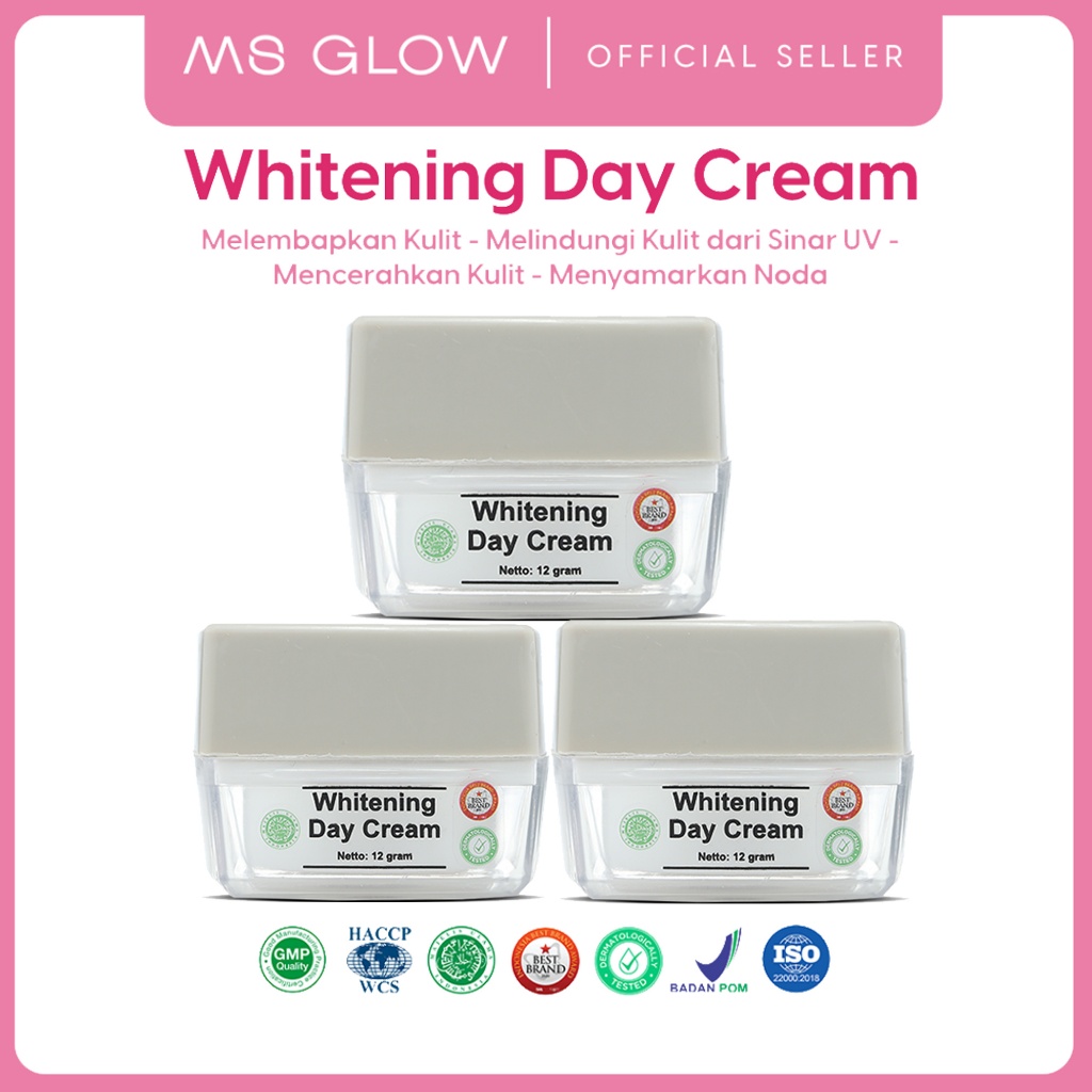 Jual WHITENING DAY CREAM MS GLOW | Shopee Indonesia