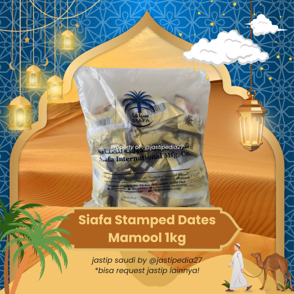 Jual Siafa Stamped Dates Mamool 1kg | Shopee Indonesia