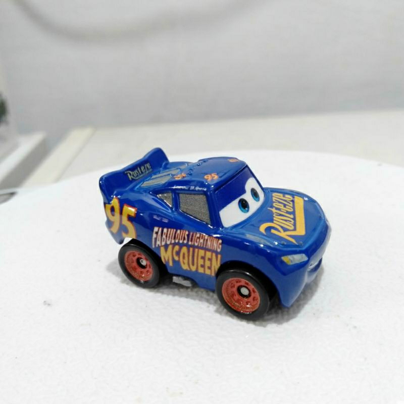 Jual Mattel cars mini racers fabulous lightning Mcqueen loose | Shopee ...
