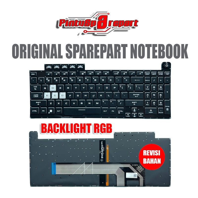 Jual (Genuine RGB) Keyboard Original Asus TUF A15 F15 FX506 FX506HC FX506LI FX506LH FX506H ...