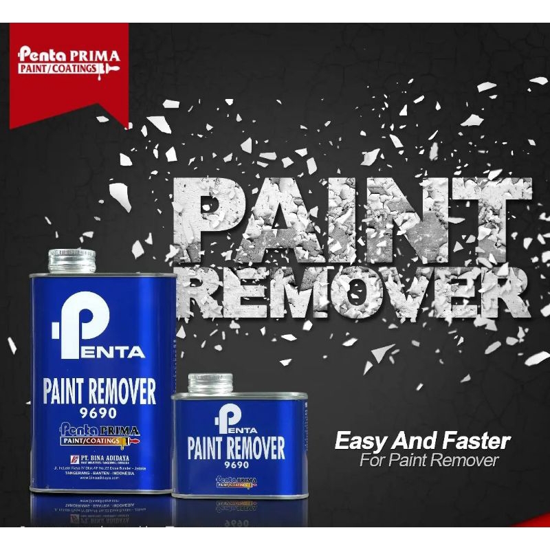 Jual Perontok Cat Penta Paint Remover Pengelupas Cat Besi Kayu Tembok ...