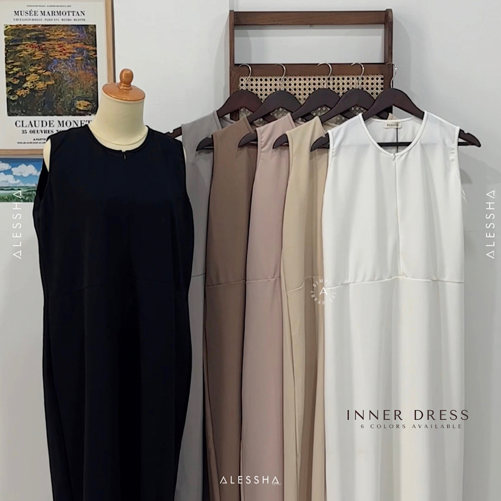 Jual PLAIN INNER DRESS | Shopee Indonesia