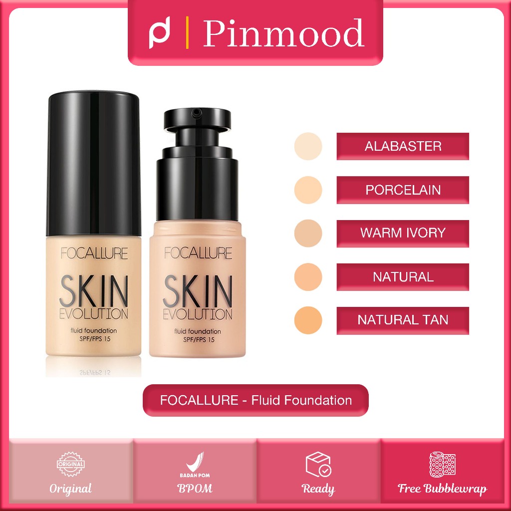 Jual FOCALLURE - FLUID FOUNDATION ( FA-30 ) - Full Coverage Oil-Control ...