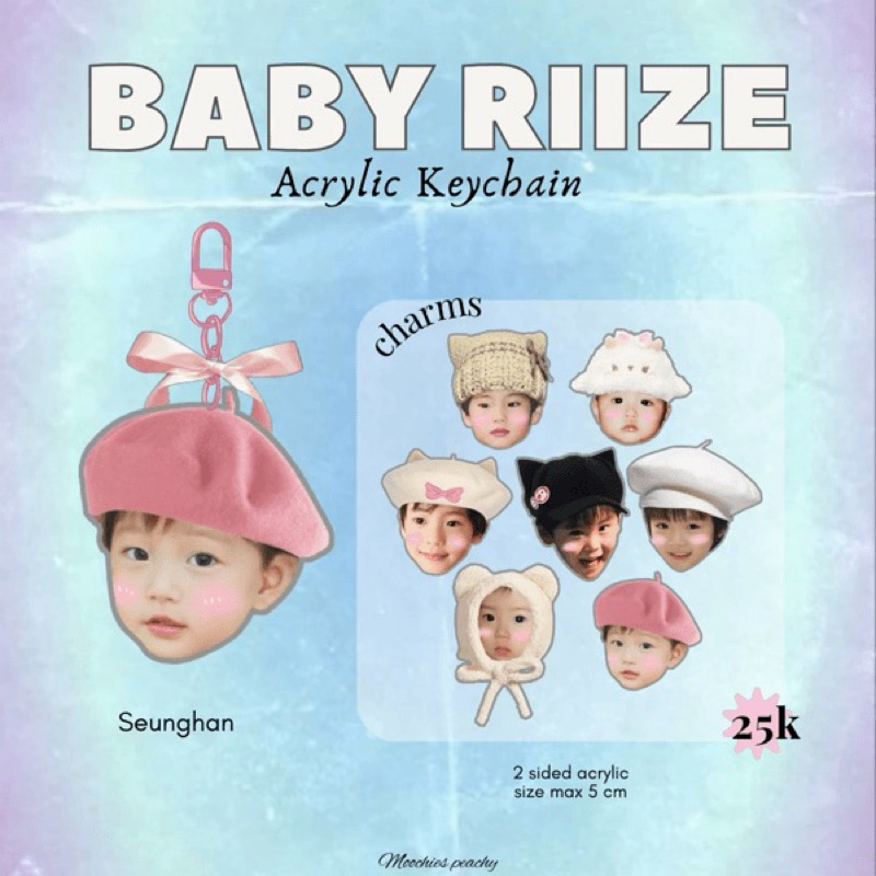 Jual BABY RIIZE KEYCHAIN BY MOOCHIES PEACHY | Shopee Indonesia