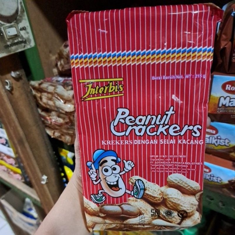 Jual Interbis Kacang / peanut crackers | Shopee Indonesia
