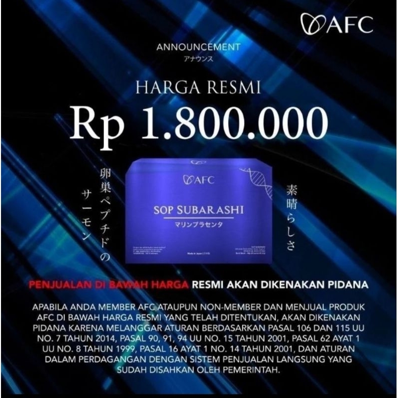 Jual Sop Subarashi Utsukushii Gold Original Made In Japan 1 Box isi 28 ...