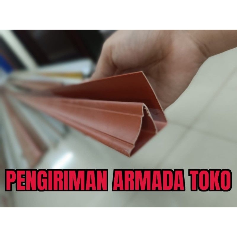 Jual list plafon PVC 4 meter & 3 meter | Shopee Indonesia