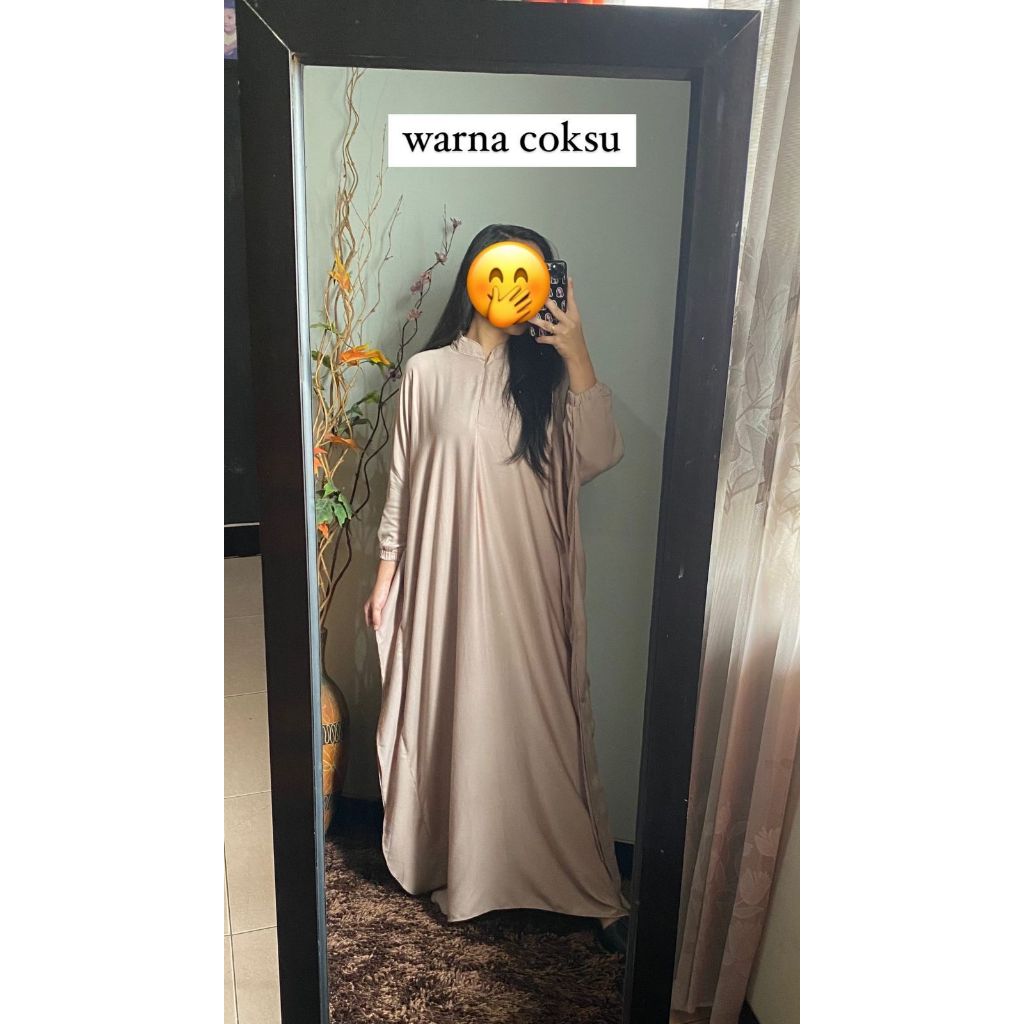 Jual BASIC KAFTAN RAYA KATUN RAYON TWILL KAFTAN BUSUI | Shopee Indonesia