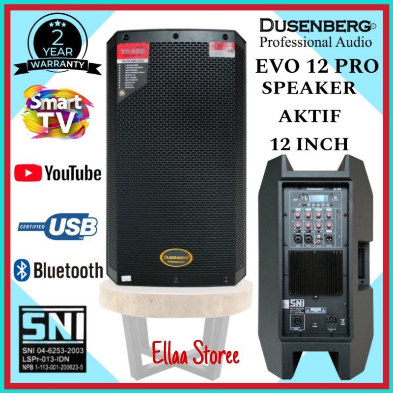 Jual Speaker Aktif DUSENBERG EVO 12 PRO 12 Inch Bluetooth, Tws, Usb- 1 ...