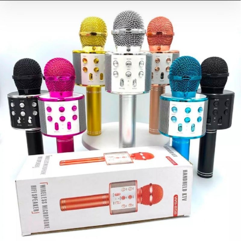 Jual speaker mic bluetooth karaoke | Shopee Indonesia