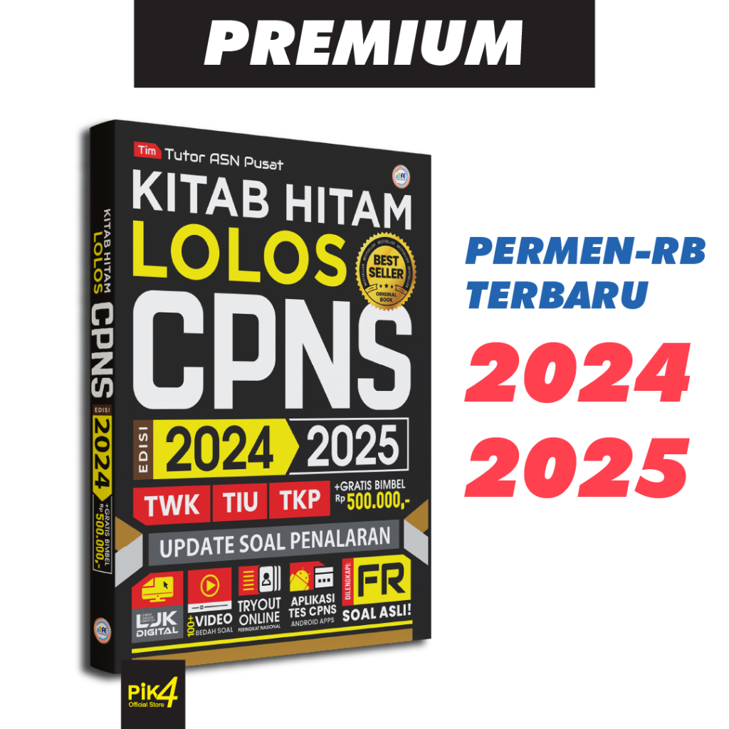 Jual Buku Kitab Hitam CPNS 2024 2025 | Shopee Indonesia
