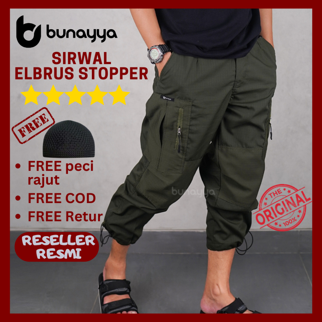 Jual Sirwal Elbrus Stopper Bunayya | Sirwal Cargo | Sirwal Tempur ...