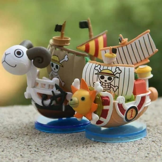 Jual Miniatur Kapal One Piece Going Merry Thousand Sunny Figure Ship ...