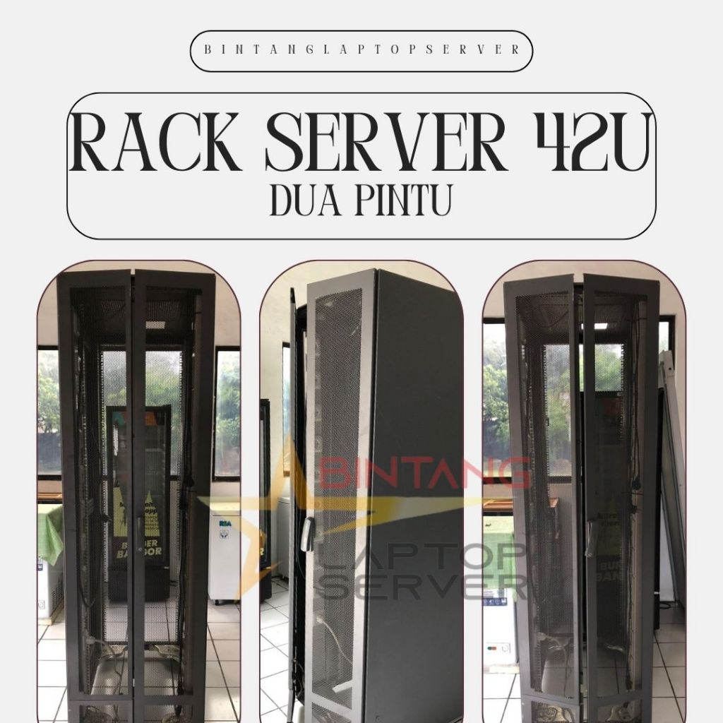 Jual RACK SERVER 42U CLOSE DOOR RAK SERVER DUA PINTU HITAM | Shopee ...