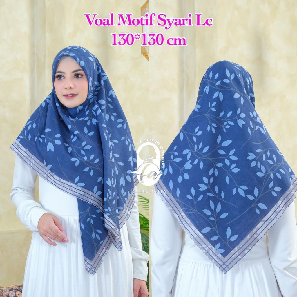 Jual Hijab Motif Syari Terbaru Segiempat motif syari Lasercut 130x130 ...