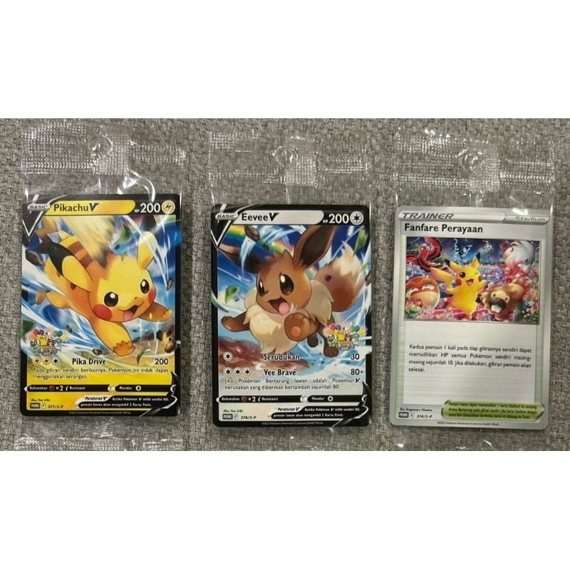 Jual Kartu Pokemon TCG - Set Fanfare Perayaan Festival Jakarta (3pcs) | Shopee Indonesia