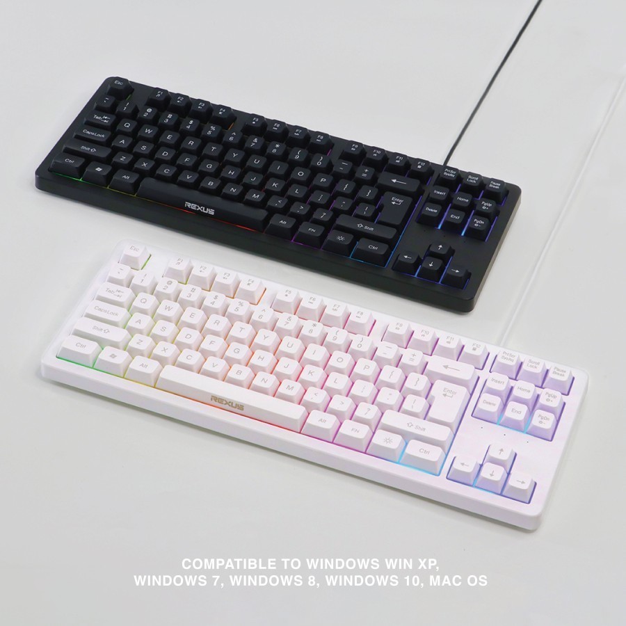 Jual Rexus K9G / K9-G Keyboard Fortress Wired Gaming Keyboard RGB ...