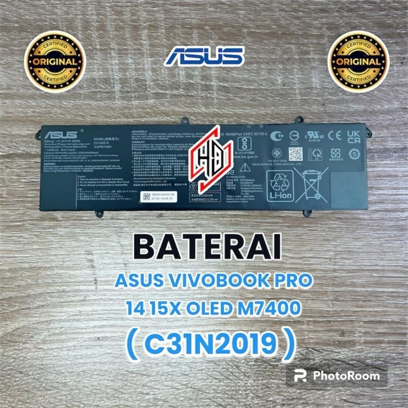 Jual BATERAI ASUS VIVOBOOK PRO 14 15 X3500 M3500 S301LA S301L (C31N2019 ...