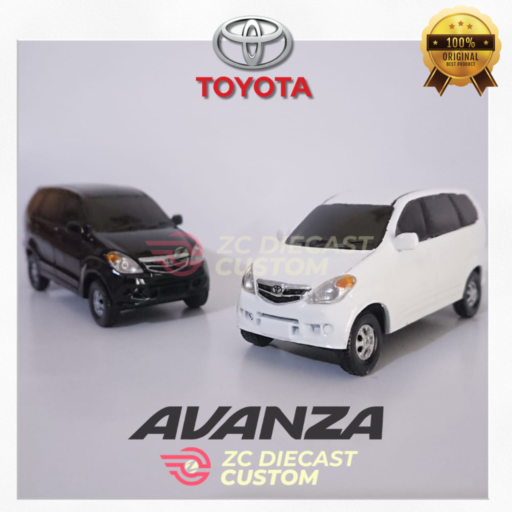 Jual Diecast Toyota Avanza Skala 1:43 Miniatur TOYOTA AVANZA, Replika ...