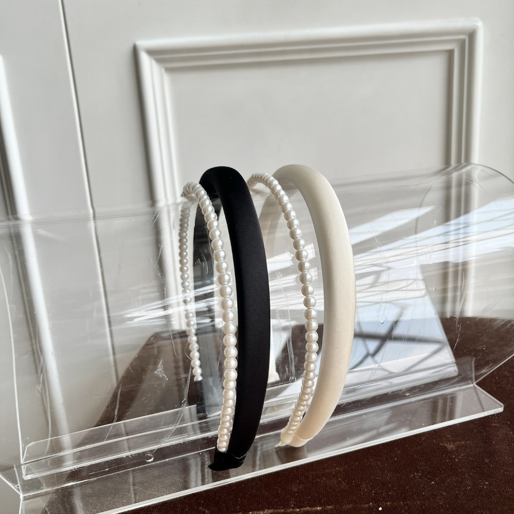 Jual Bando Mutiara Double Satin Cottagecore Vintage Fairy Coquette ...