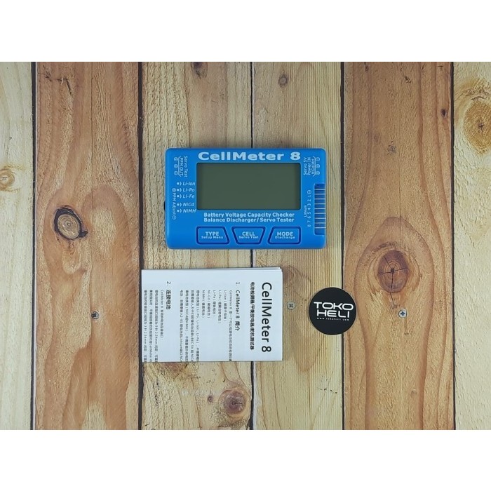 Jual AOK Cell Meter 8 Servo / ESC / Lipo Battery Capacity Checker ...