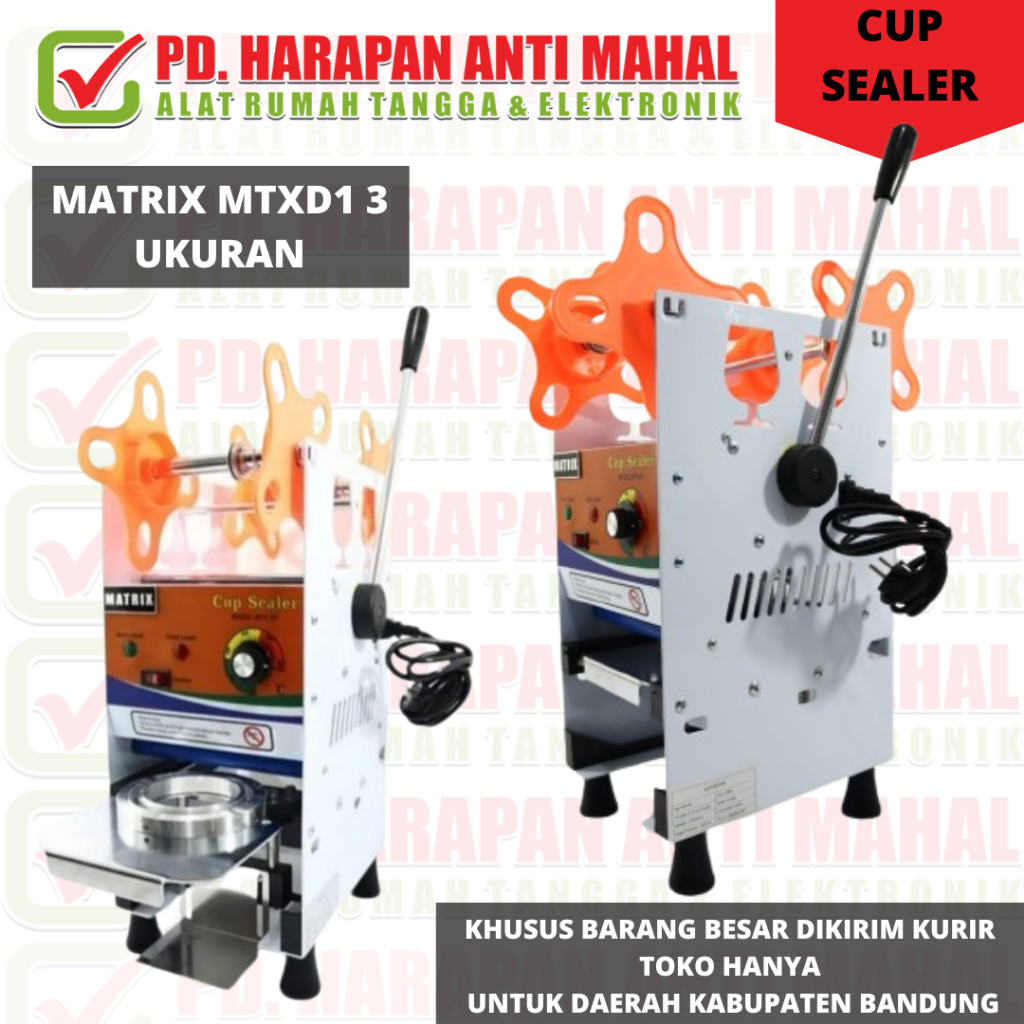 Jual MATRIX MTXD1 3 UKURAN (SEALER CUP)/Aqua Cup Sealer Matrix MTX-D1 ...