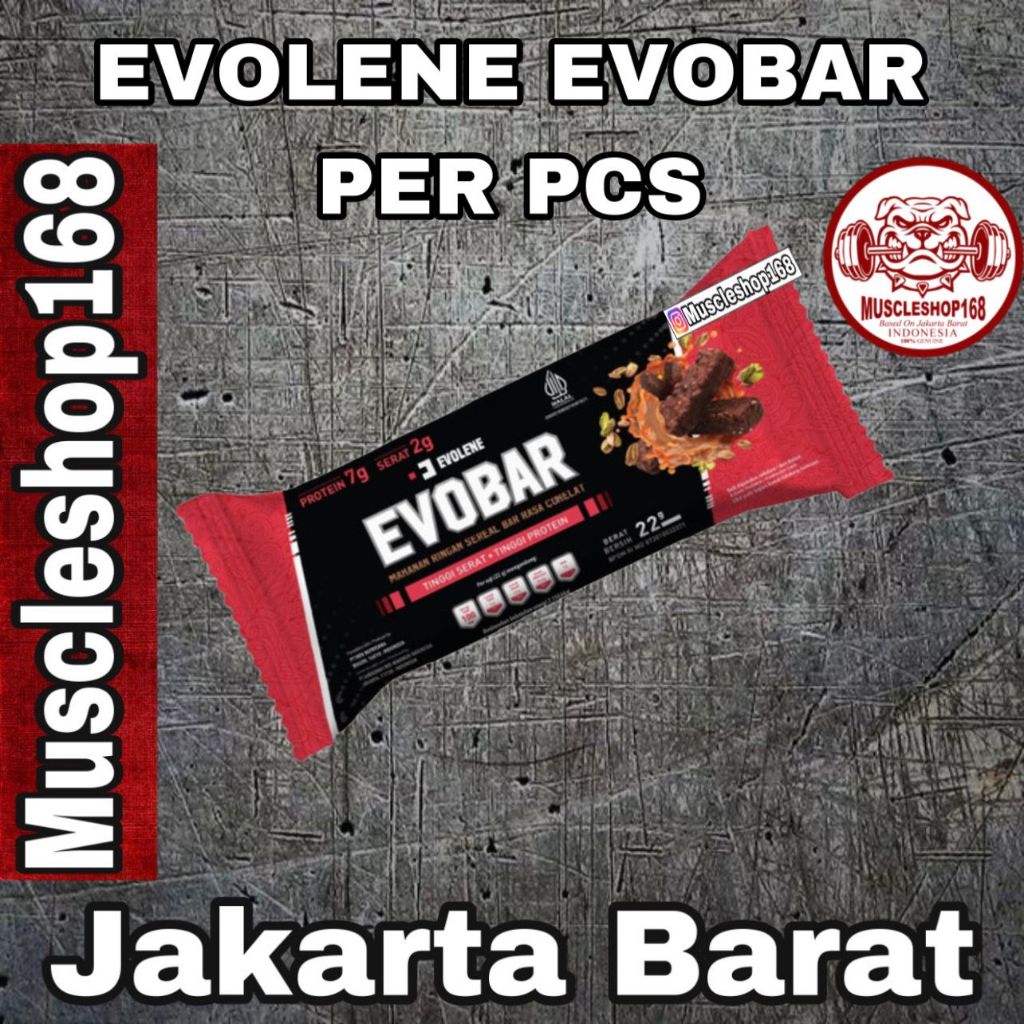 Jual EVOLENE Evobar per pcs Protein Bar | Shopee Indonesia