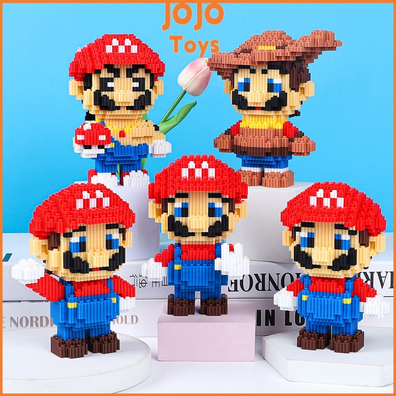 Jual JOJO Mainan Mario Nano Blocks Mainan Edukasi Anak Balok DIY ...
