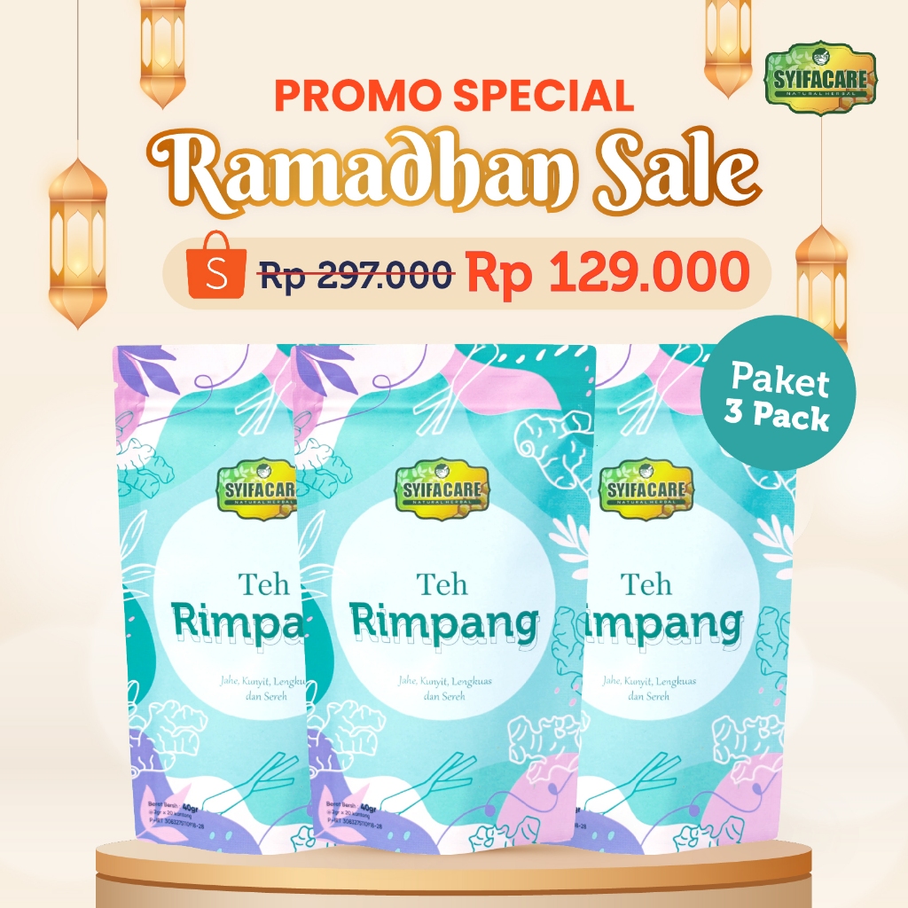 Jual Teh Rimpang Syifacare - Teh Celup Herbal 100% Alami Tanpa pengawet ...