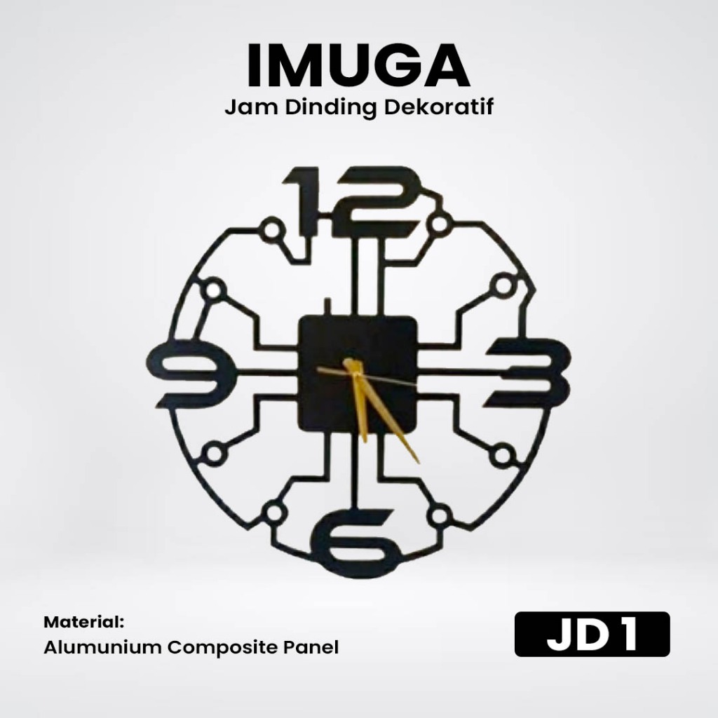 Jual [kode JD1] Jam Dinding Dekoratif 30-60cm - Jam Hiasan Dinding ...