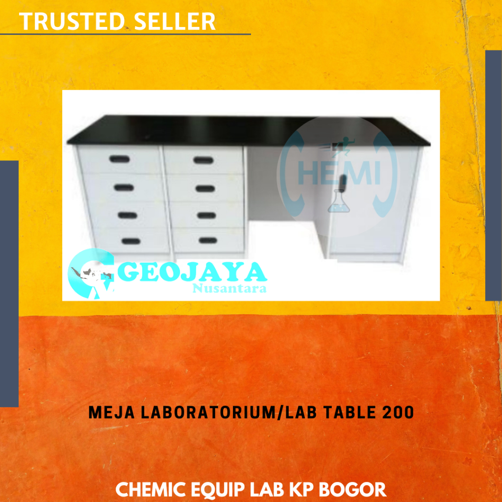 Jual Meja Laboratorium/Lab Table 200 - Steel Mild Penolic Resin ...