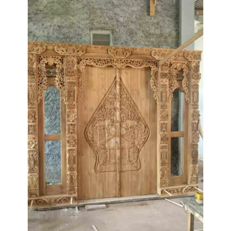 Jual Pintu Gebyok tanpa Angin-Angin, Pintu Gebyok Custom Model ...