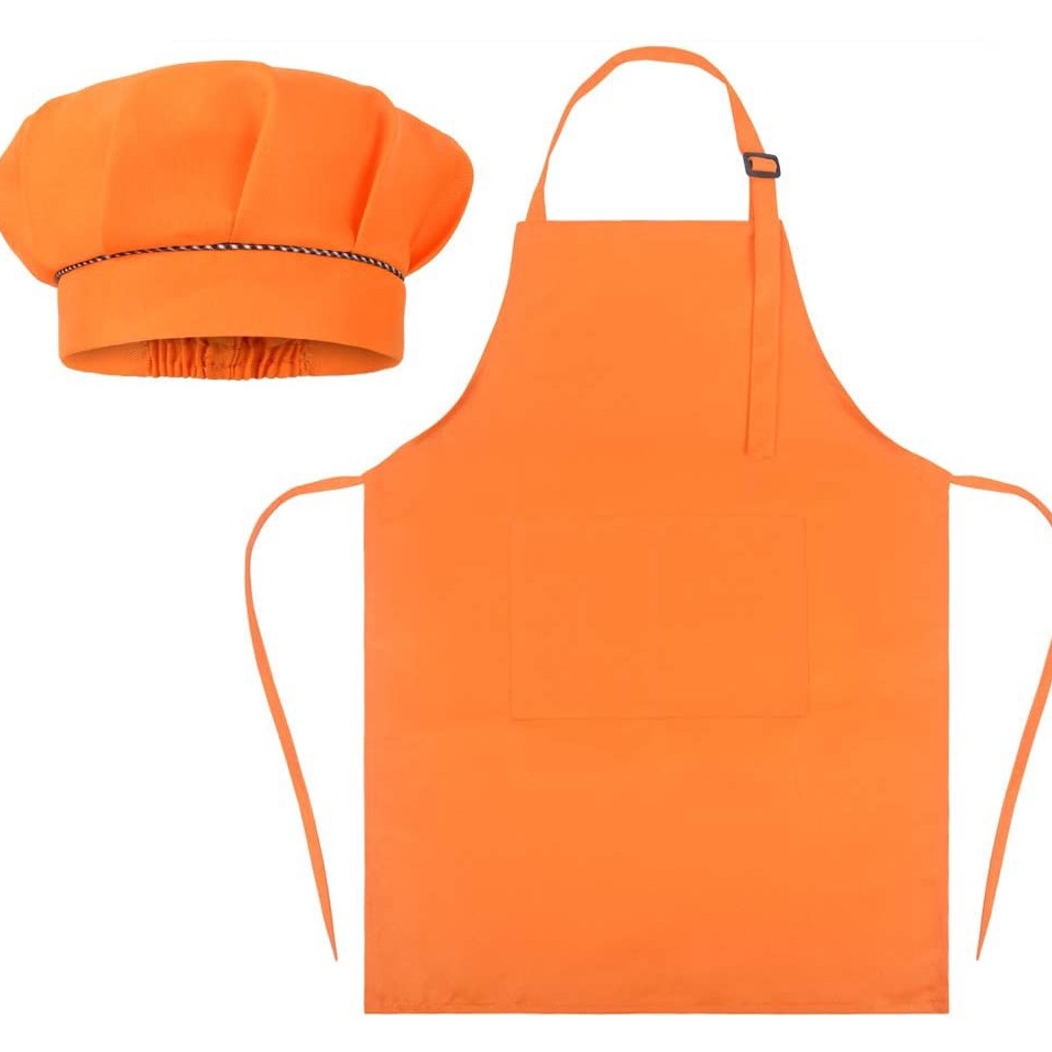 Jual Banyak Dipakai Celemek Masak Anak Lucu Kids Cooking Plus Topi Chef ...