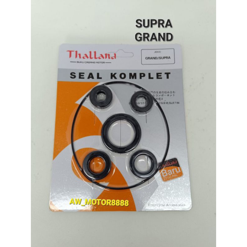 Jual SEAL MESIN SET KOMPLIT GRAND / SUPRA SEAL MESIN KIT (THALLAND) | Shopee Indonesia