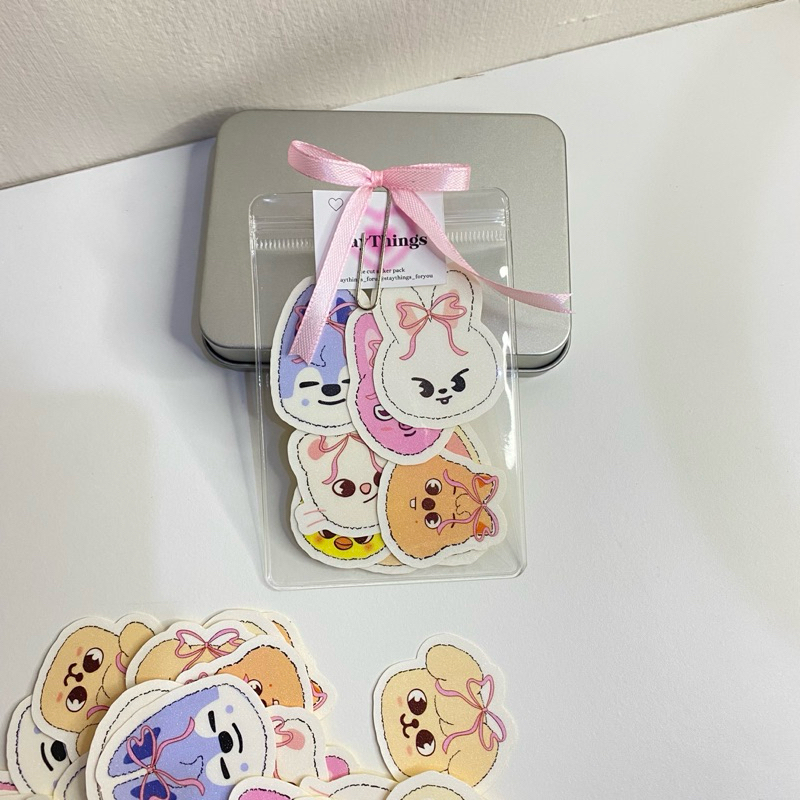 Jual staythings [ready] SKZ*OO Coquette Glitter Sticker Pack | Shopee ...