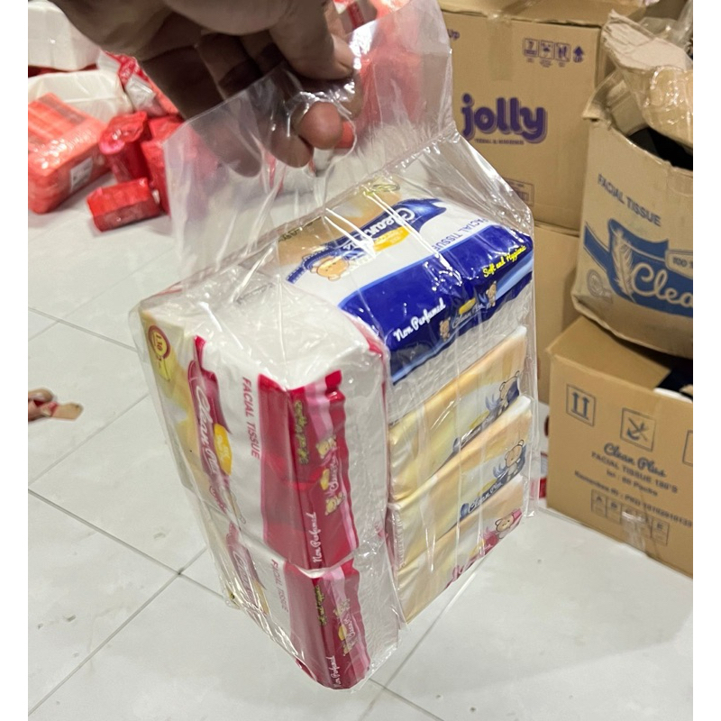 Jual Tissue pop up clean plus 130 sheet TANPA KOTAK isi 6 pcs | Shopee ...