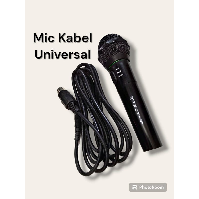 Jual Mic Kabel Trisonic Universal Lengkap dgn kabel mic | Shopee Indonesia