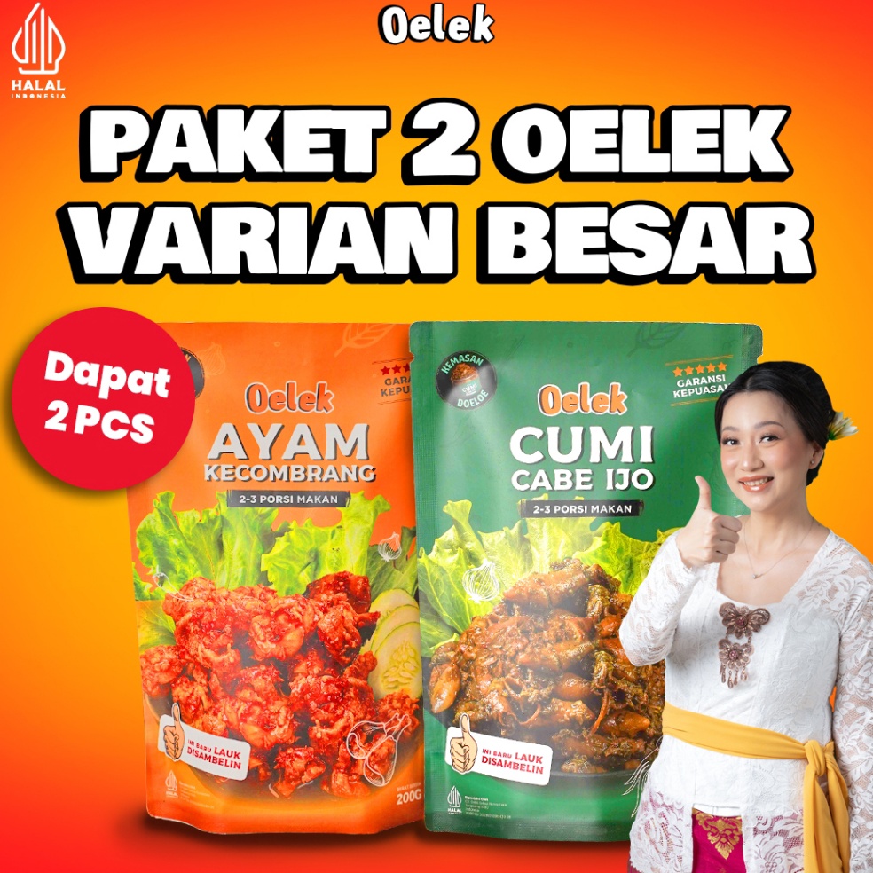 Jual EJY491 Terbaru Oelek Paket 2 Varian Besar Ayam Betutu Iga Emplok ...